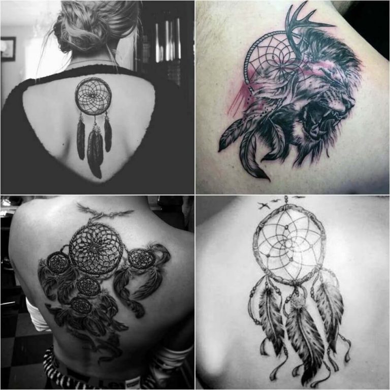 Dreamcatcher Tattoos - Powerful Talisman for Good Dreams and Thoughts
