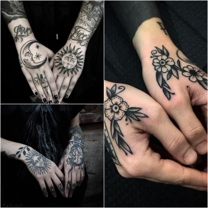 Hand Tattoo Ideas for Girls - Best Female Hand Tattoos | Positivefox.com