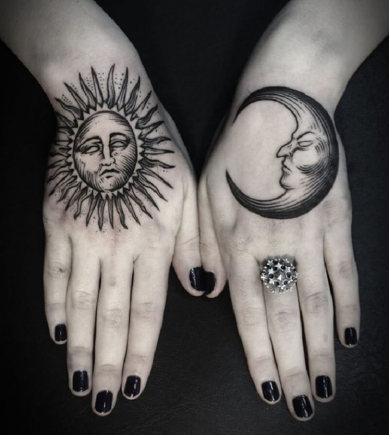 Hand Tattoo Ideas for Girls - Best Female Hand Tattoos | Positivefox.com