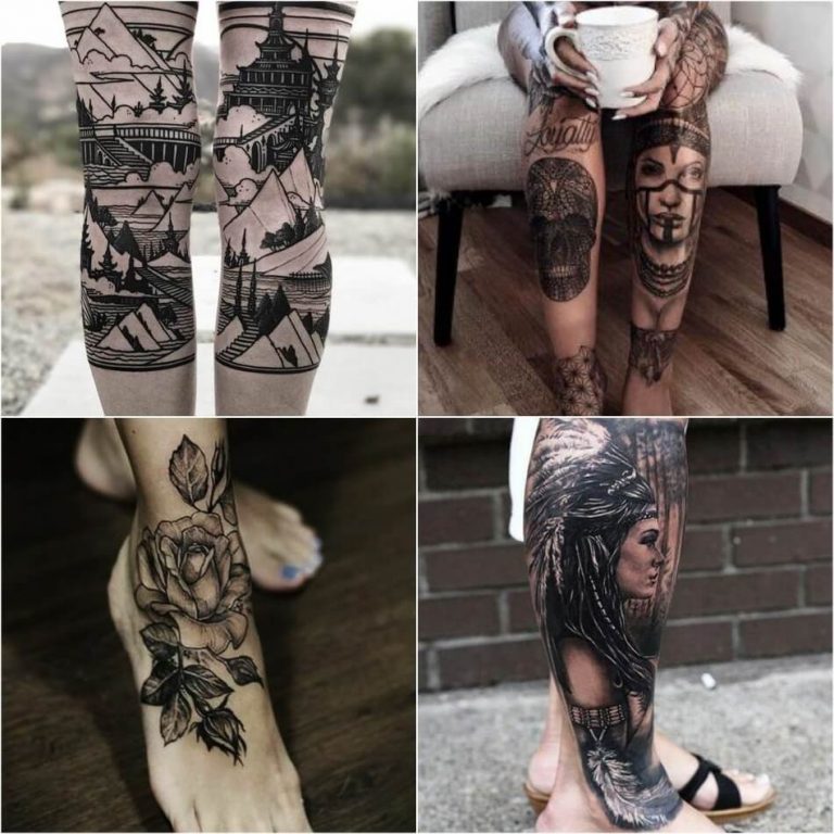Leg Tattoos Designs - Badass Leg Tattoos for Men and Women