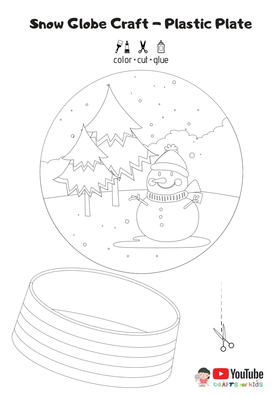 How to Make a Christmas Snow Globe | Craft Ideas for Kids